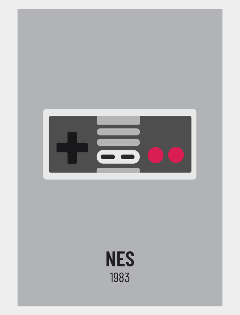 NES Print | NES Poster - Classic Controller